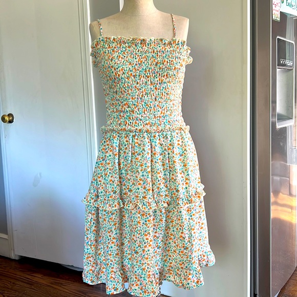 Jessica Simpson | Dresses | Jessica Simpson Smocked Sundress Tiered ...